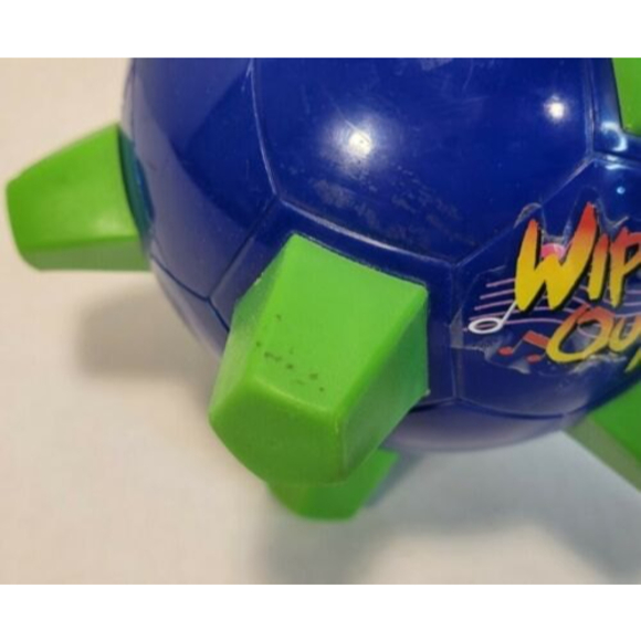 ERTL | Toys | Vintage Rare Wipe Out Bumble Ball Toy Blue Green | Poshmark